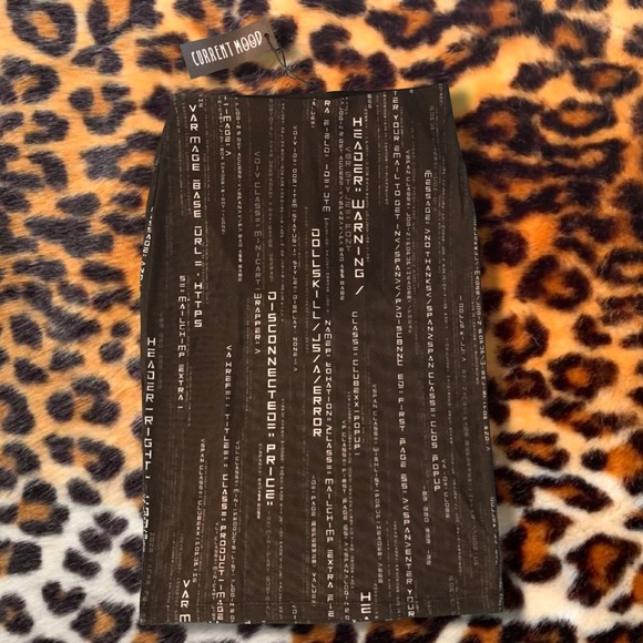 Dolls Kill | Skirts | Dolls Kill Black Mesh Y2k Futuristic Cybercore ...